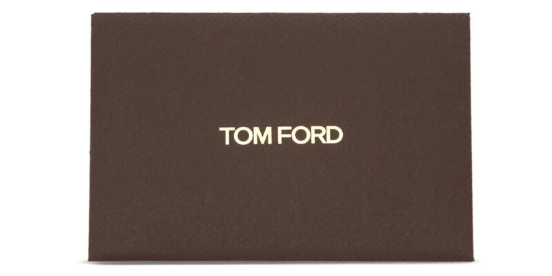 Tom Ford FT5759-B 001 Blue-Light Block Oval Preto Brilhoso óculos ...
