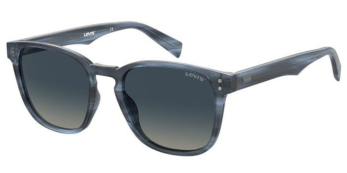 Levi's LV 5008/S 38I/UY Quadrado Blue Horn óculos de sol | OculosWorld ...