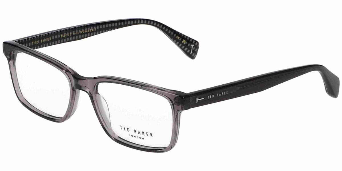 Ted Baker TB8313 999 Retangular Transparent Grey óculos | OculosWorld ...